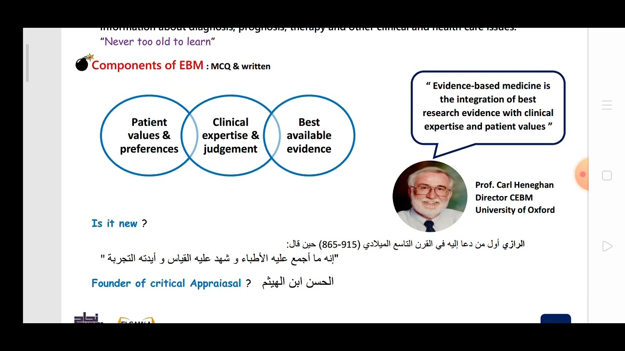 L1 Ebm Introduction Ebm Module Youtube