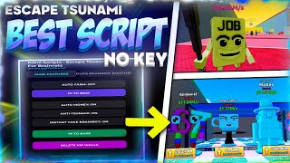Escape Tsunami For Brainrots Script Gui With Auto Farm Auto Collect ...
