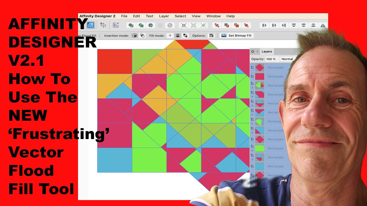 Affinity Designer V2 1 Frustrating Vector Flood Fill Tool Tutorial