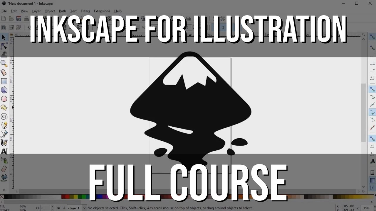 Learn Inkscape Fast Complete Free Course For Absolute Beginners Youtube