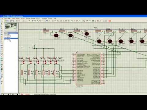 Pic18f452 Projects Make An Easy 3 Bit Calculator Using Proteus And
