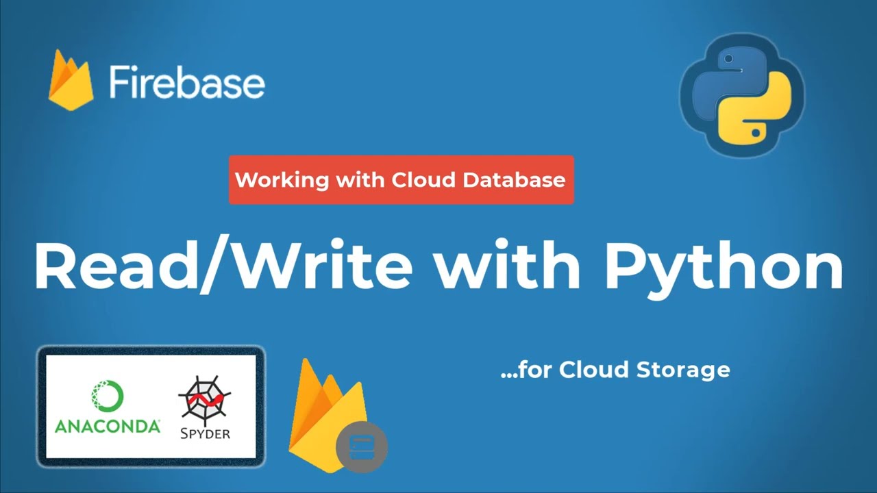 Python With Firebase Database As Cloud Storage To Read Write Data