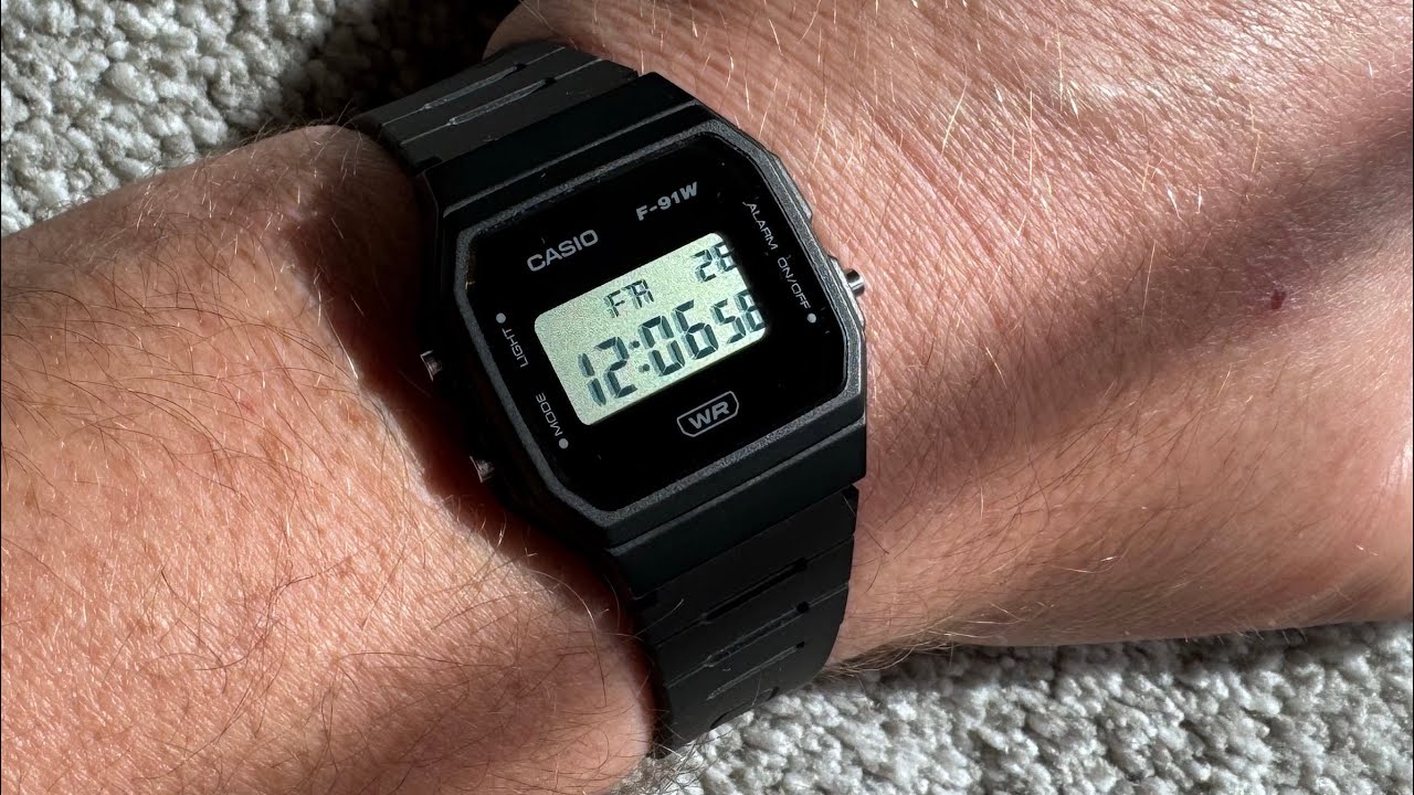 Casio F 91wb 1aef Unboxing And Review Youtube