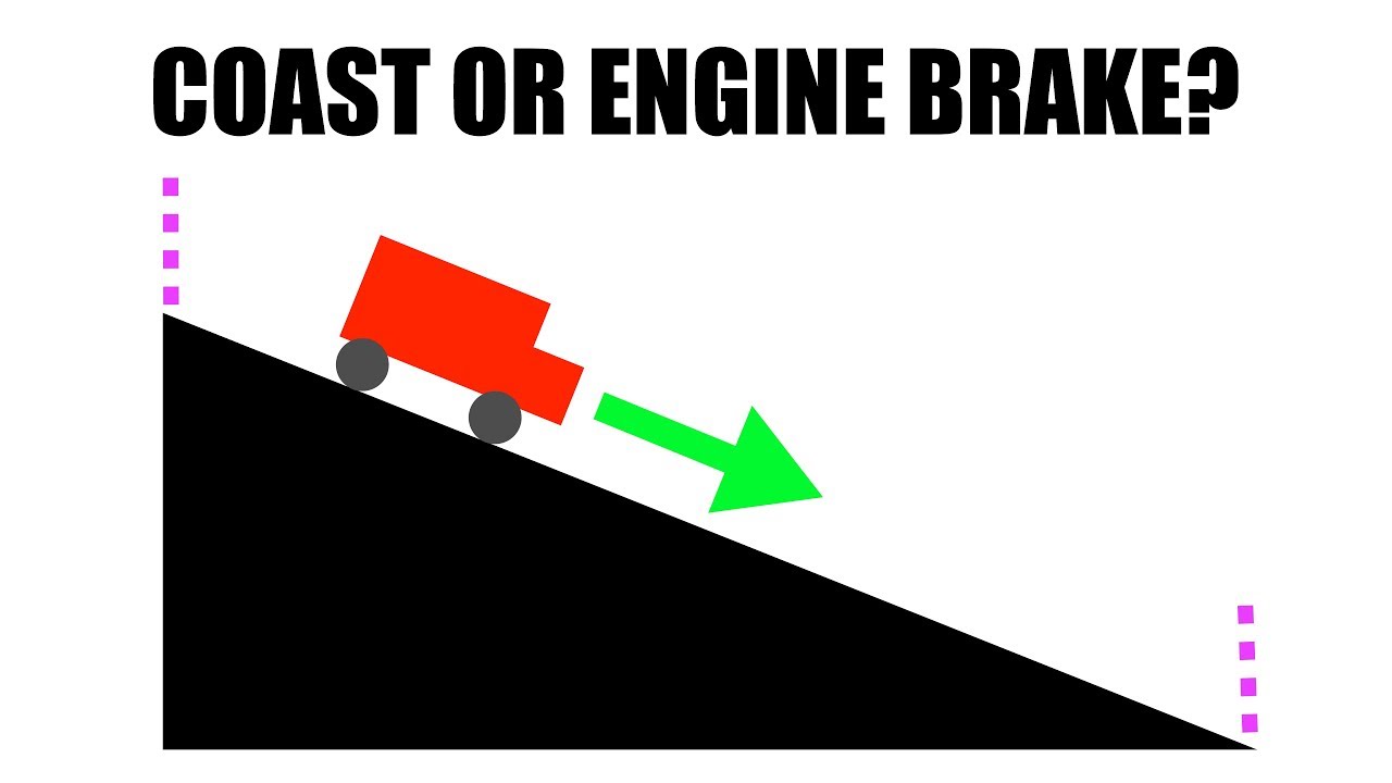 What Uses Less Gas Coasting Or Engine Braking Youtube