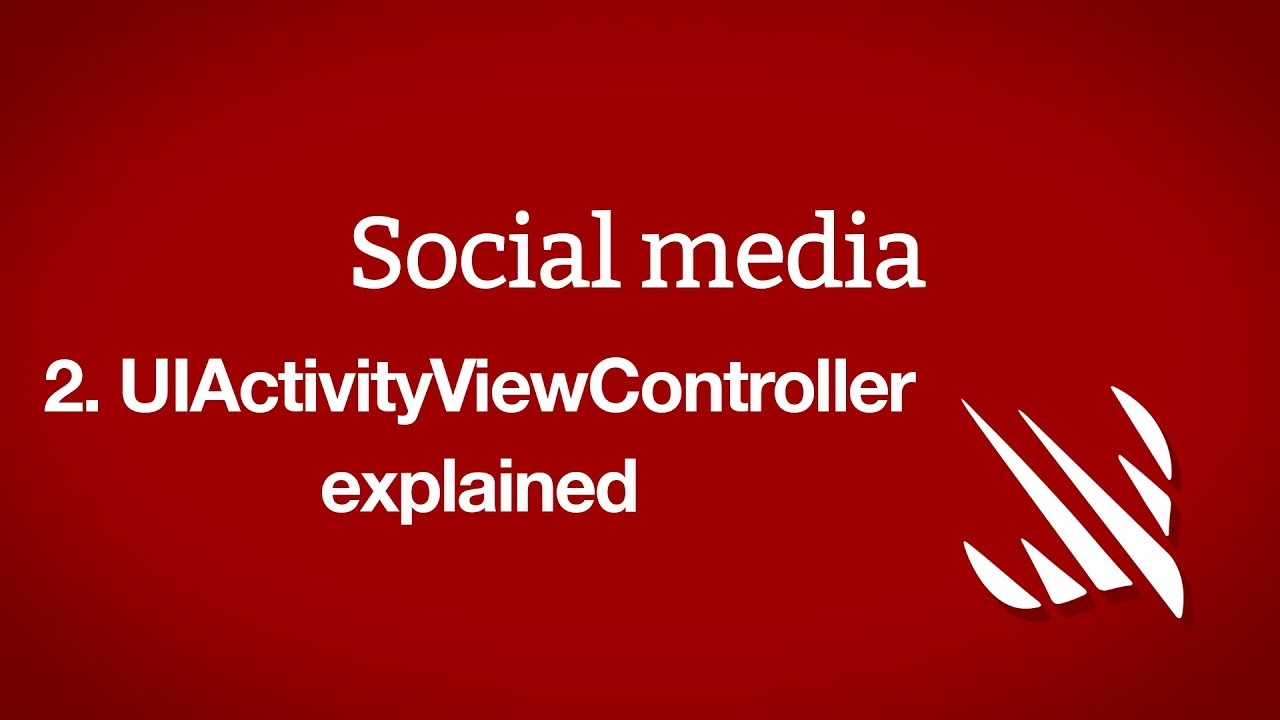 Uiactivityviewcontroller Explained Social Media Part 2 Youtube