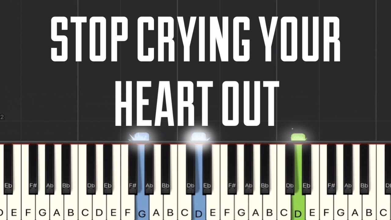 Oasis Stop Crying Your Heart Out Piano Tutorial Medium Youtube