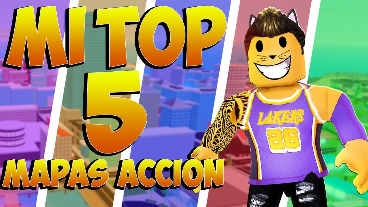 рџ ќmi Top 5 Mapas De Roblox De Acciг Nвљ пёџ Favoritos Roblox Youtube