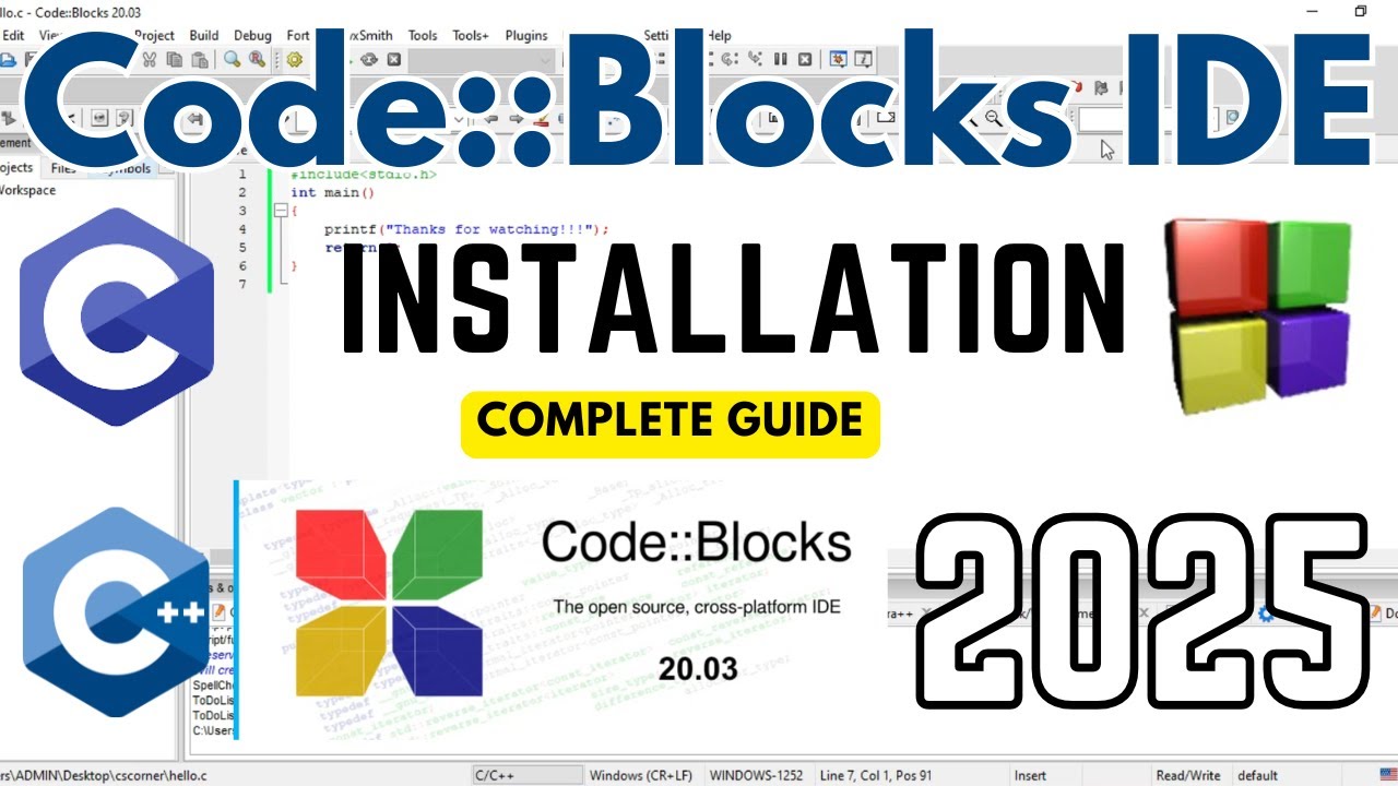 How To Install Codeblocks Ide On Windows 10 2025 Mingw Gcc Compiler
