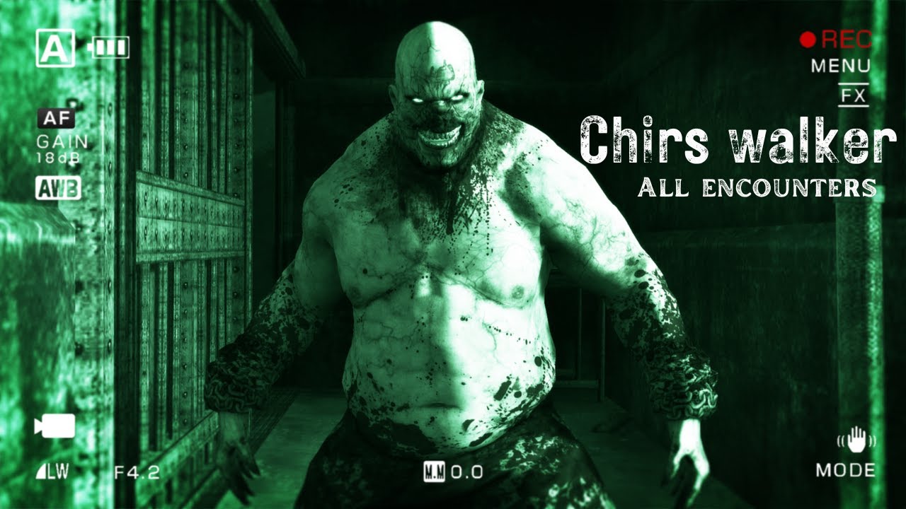 All Chris Walker Scene In Outlast Aka Strongfat Youtube