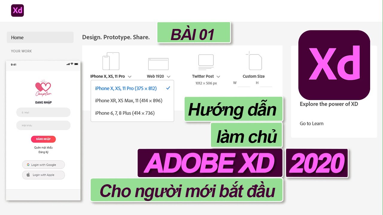 Instructions For Learning Adobe Xd Learn Ui And Ux Design For Beginners
