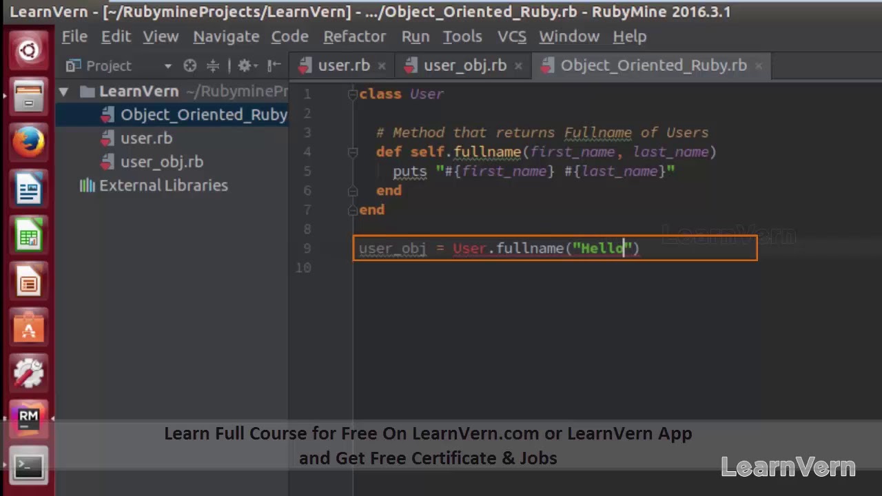 Ruby Class Method Practical Youtube