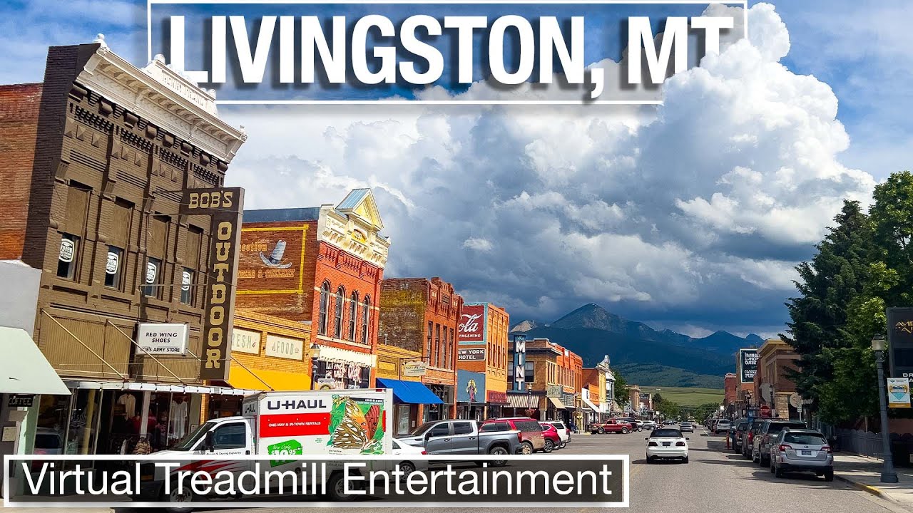 Livingston Montana Walking Tour 4k Hdr City Walk Yellowstone River