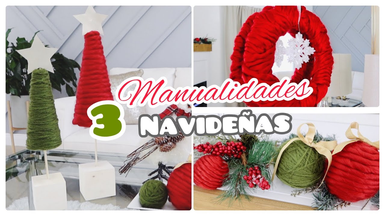 3 Decoraciones Navideг As Bonitas Y Economicas рџ Ideas Faciles Y Rapidas