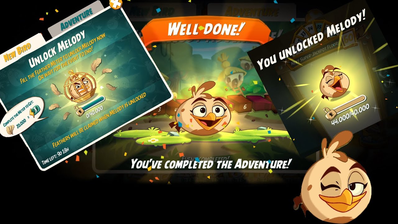 Angry Birds 2 New Update 2022 Unlocking Melody Finishing The Melody