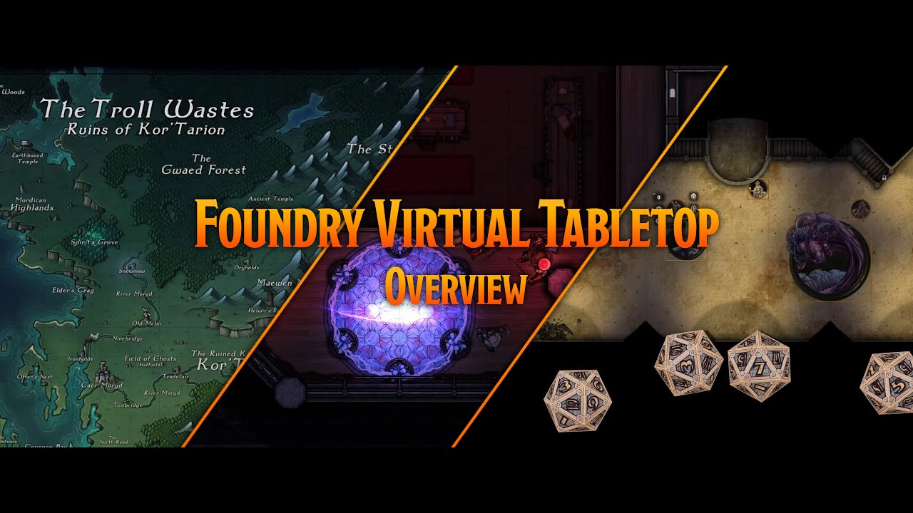 Foundry Virtual Tabletop 2023 Overview Youtube