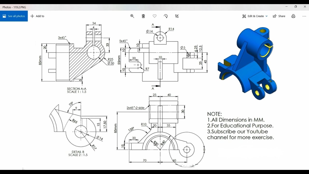 Solidworks Basics Lesson 25 Youtube