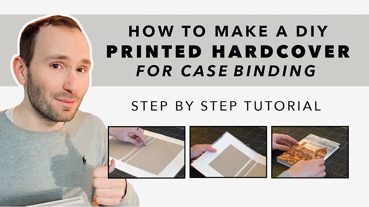 How To Make A Diy Printed Hardcover For Case Binding Step By Step