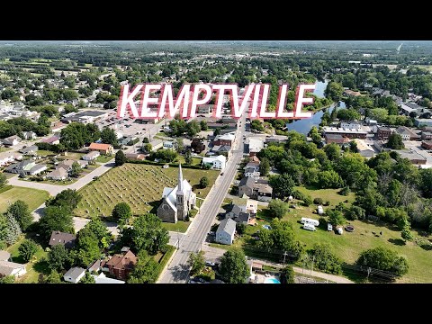4k Flying Over Kemptville Ontario Canada Youtube