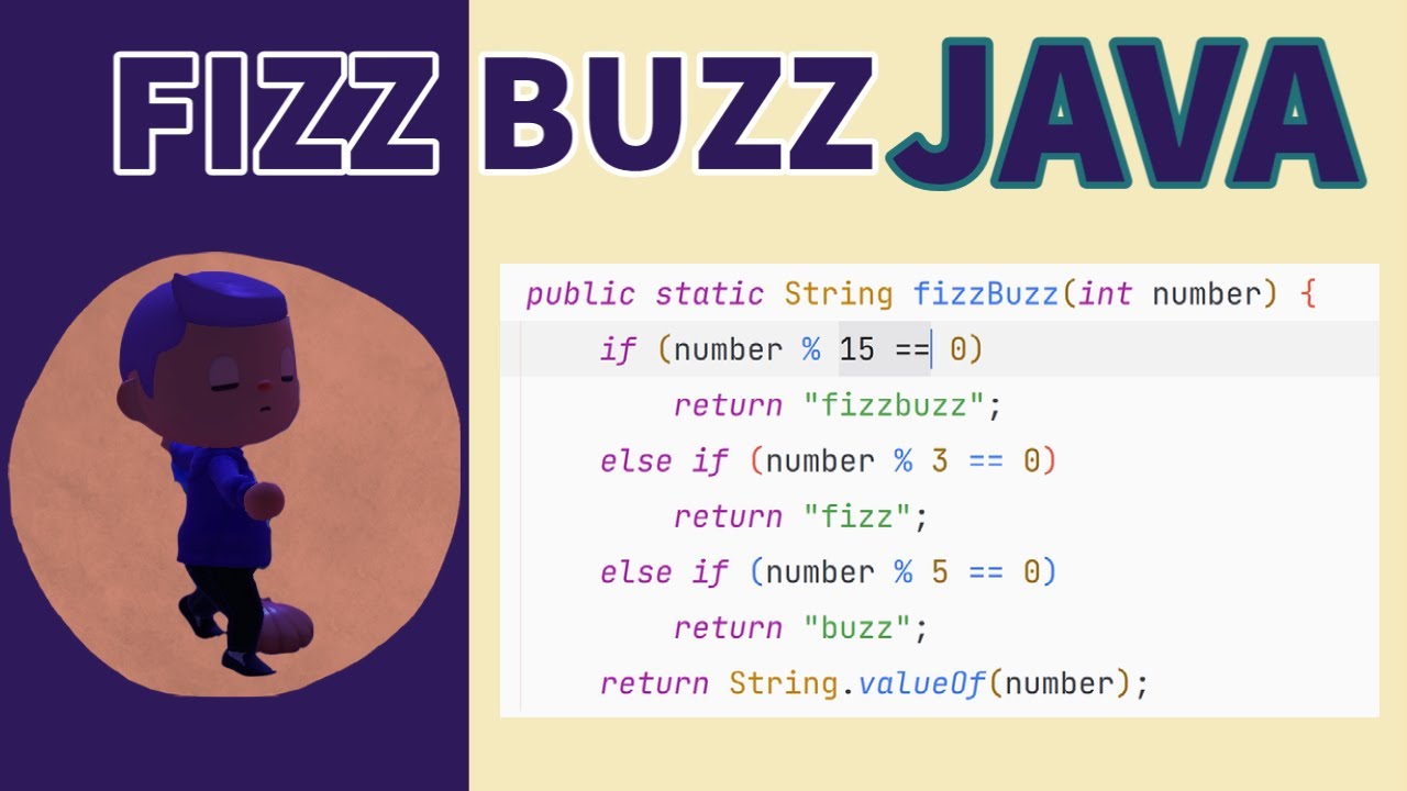 Fizzbuzz In Java Youtube