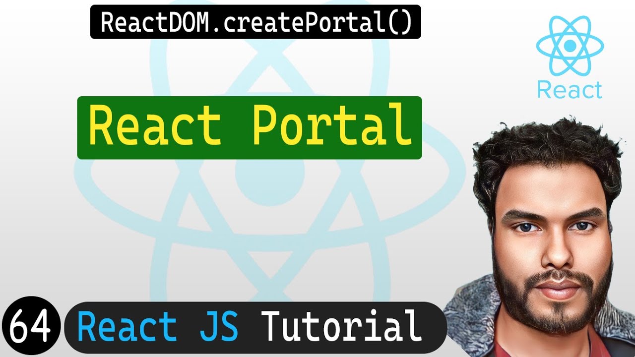 64 Portals In React Reactdom Createportal React Js Tutorial Youtube