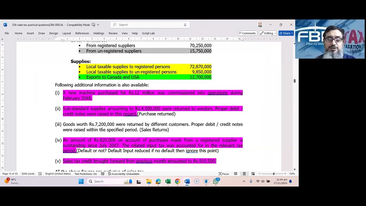 Sales Tax Practice Session Part 2 Youtube
