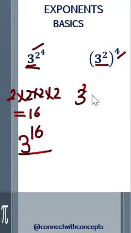 Exponent Example Maths Shorts Exponents Youtube