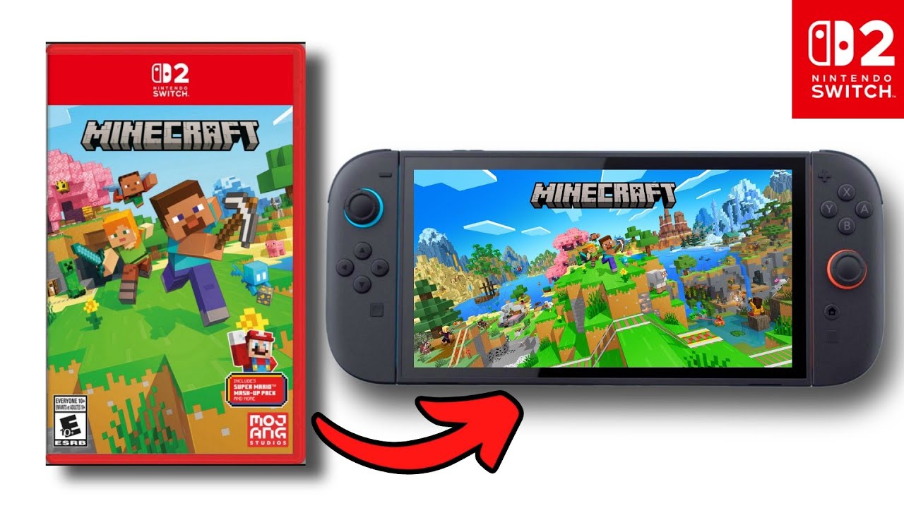 ёясйminecraft 4k Nintendo Switch 2 Gameplay Modo Portatil Youtube