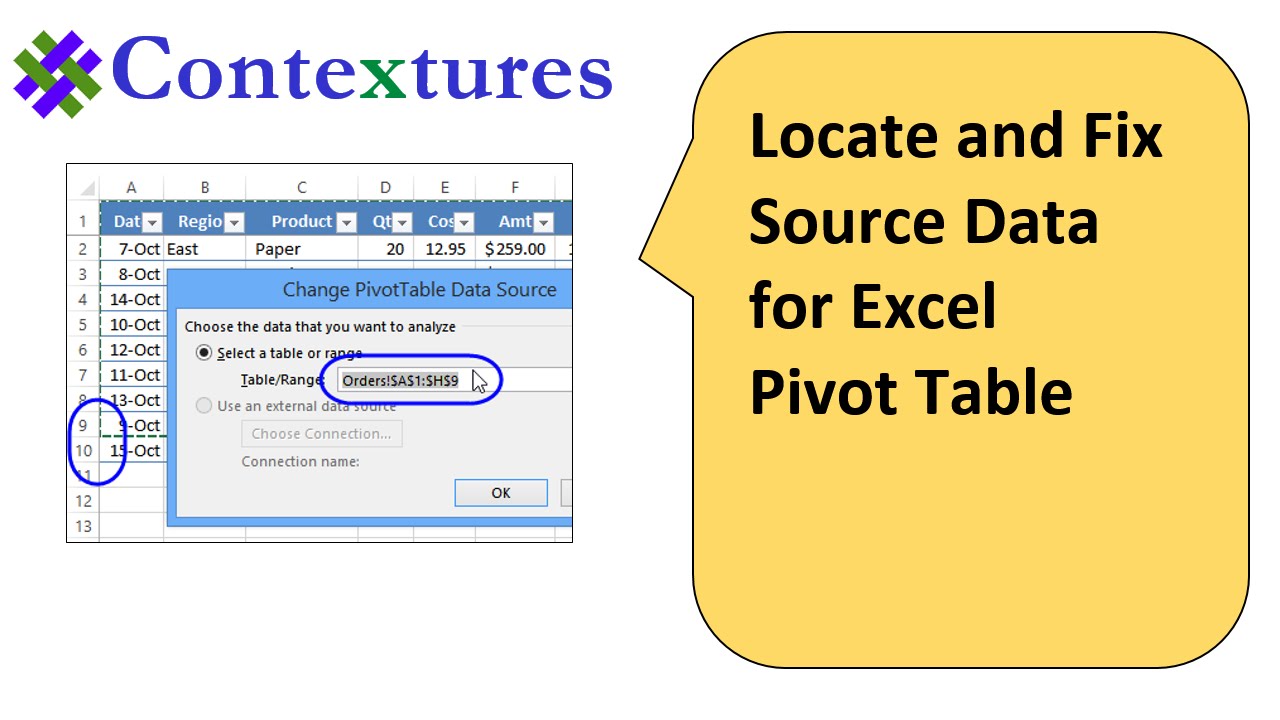 Excel Change Pivot Table Data Source To External Printable Forms Free