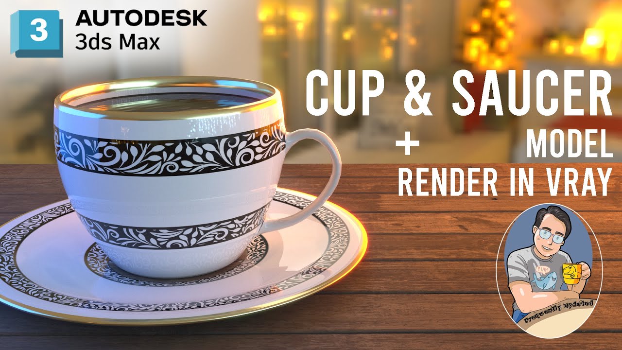 3ds Max Modeling Tutorial Beginner Cup Saucer Youtube