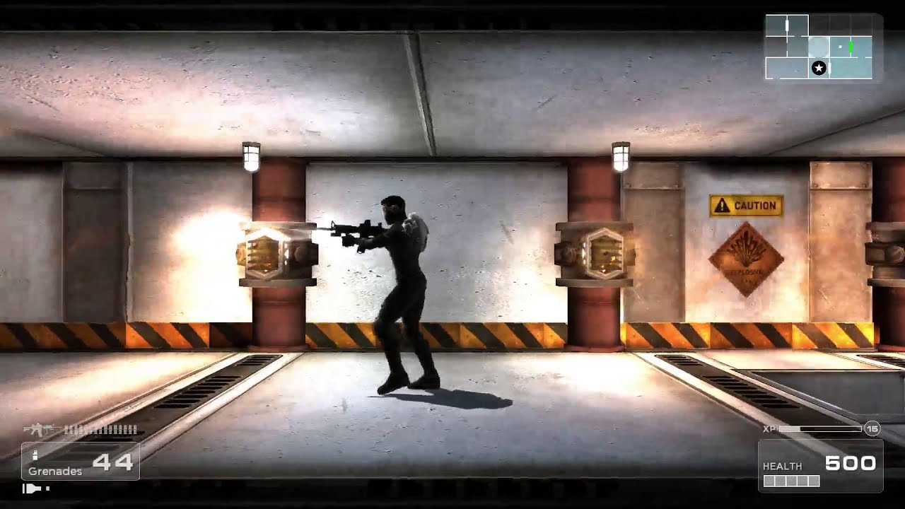 Shadow Complex Remastered Foam Gun Omega Suit Youtube