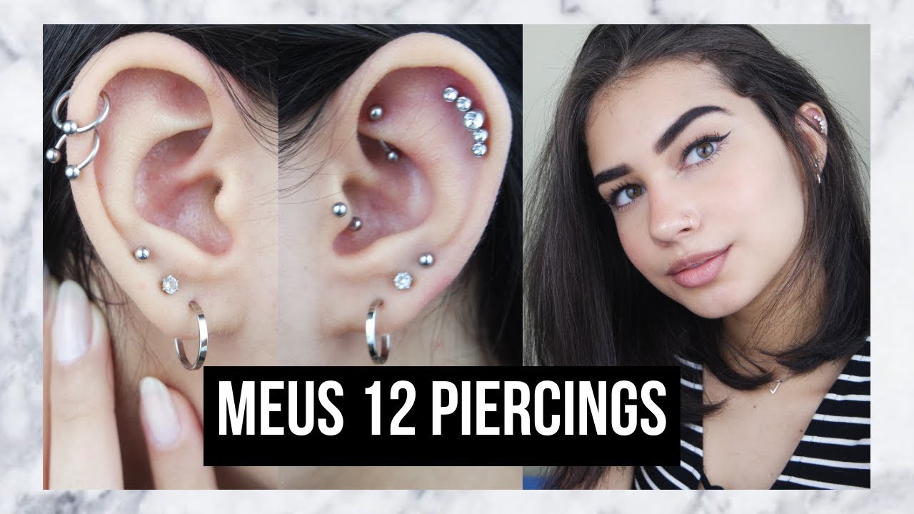 Tudo Sobre Os Meus Piercings Youtube