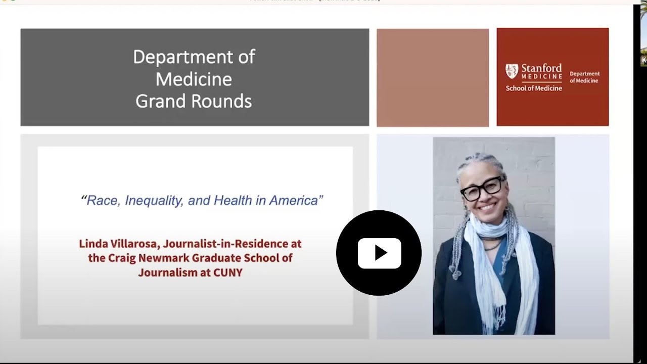 Race Inequality And Health In America Dom Grand Rounds 8 Feb 2023