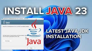 Install Java Jdk 23 On Windows 11 In 2025 Latest Step By Step Guide