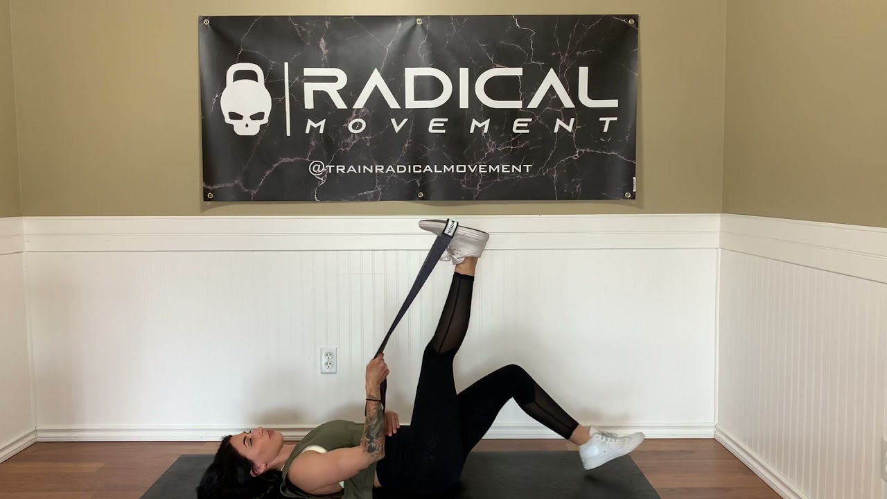 Banded Hamstring Stretch Youtube