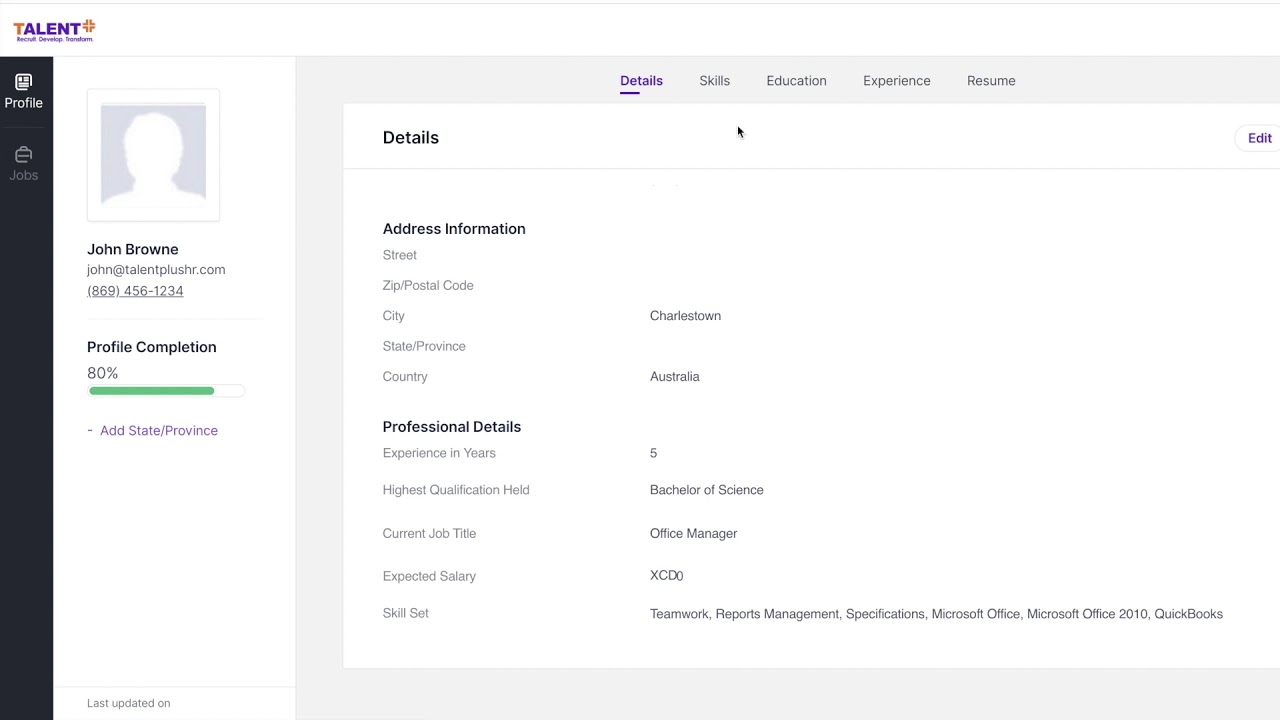 Candidate Portal Profile Review Youtube