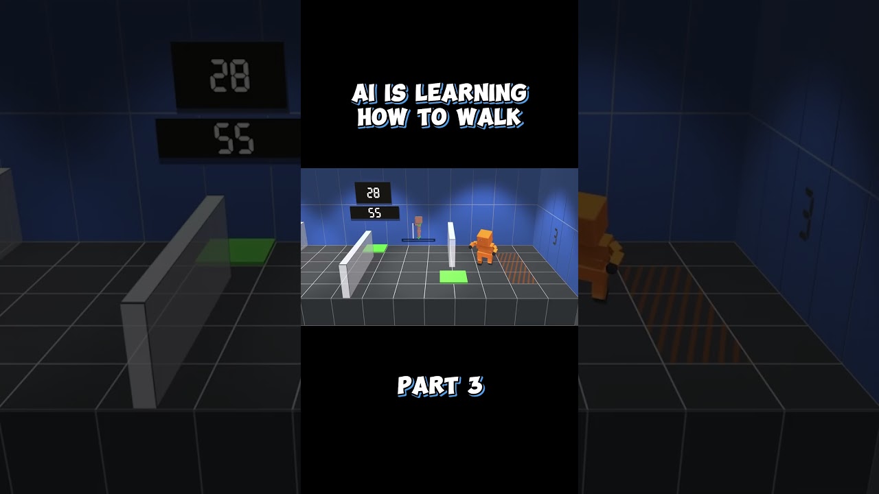 Ai Robot Is Learning How To Walk Ai Artificialintelligence