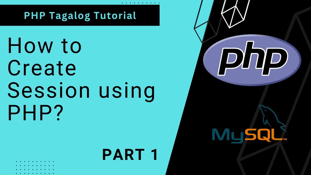 Php Tagalog How To Create Session Using Php Youtube