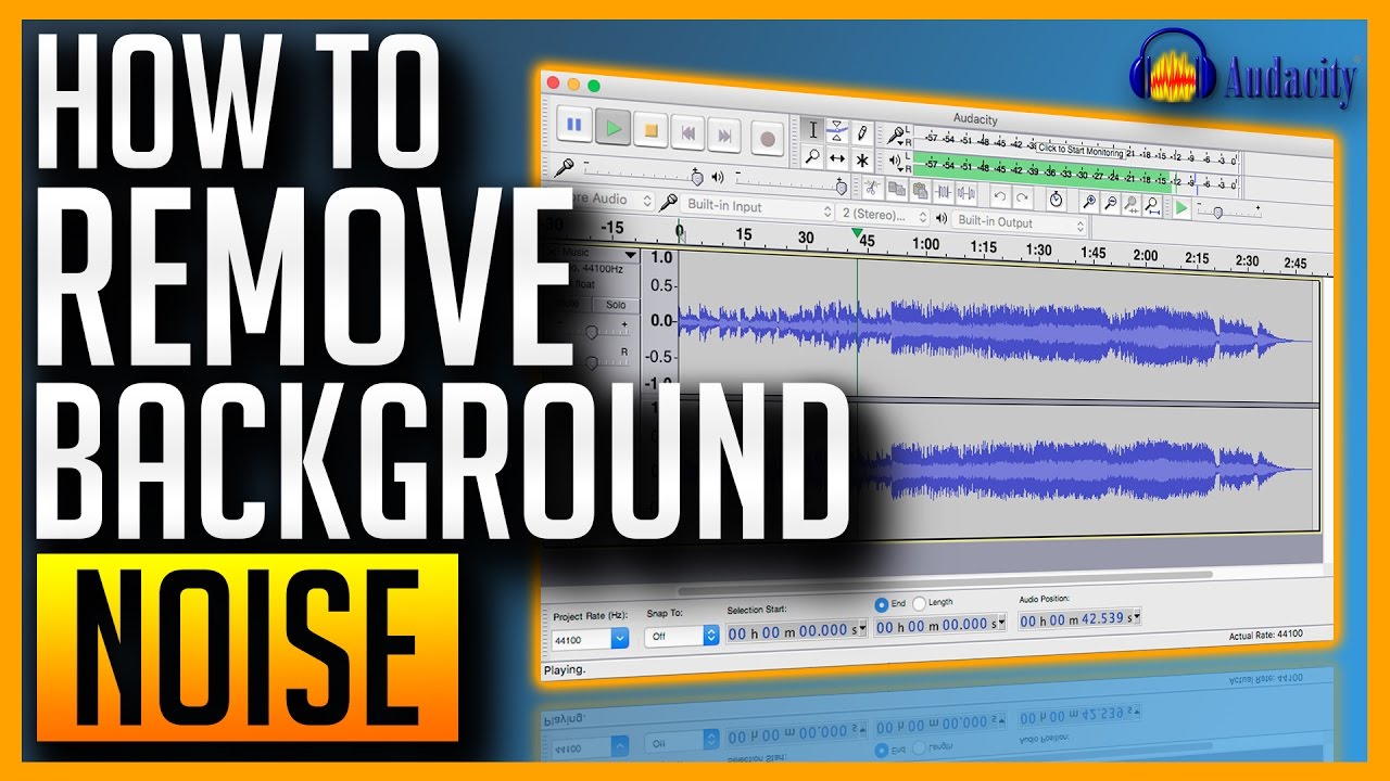 Remove Background Noise From Video Or Audio With Free Software Youtube