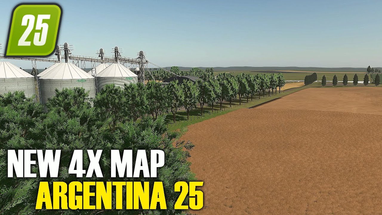 Argentina 25 Map Tour Fs25 4x Map Farming Simulator 25 Youtube