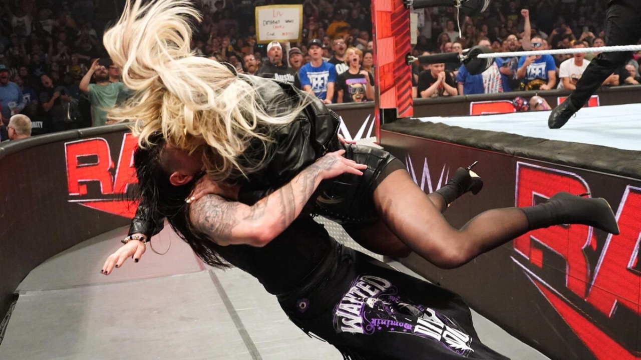 Liv Morgan рџ Fell And Sat On Dominik Mysterio On Wwe Raw Wwe Raw