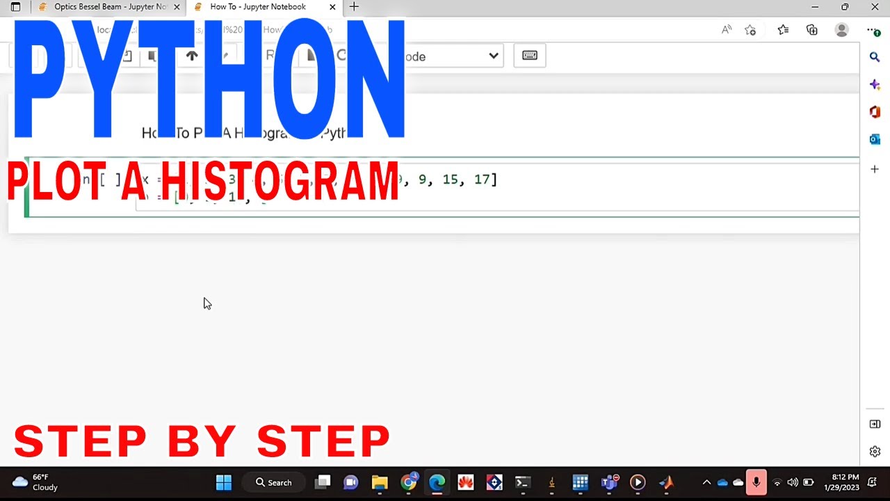 How To Plot A Histogram In Python рџ ґ Youtube