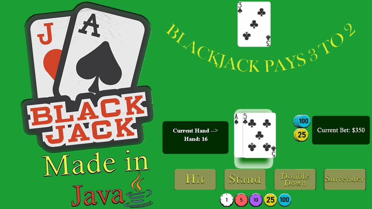 Blackjack Made In Java Ai Casino Software Part 2 Youtube