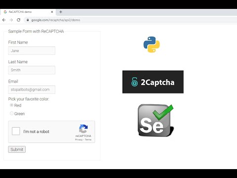 Selenium With Python Part 10 How To Solving Recaptcha Using