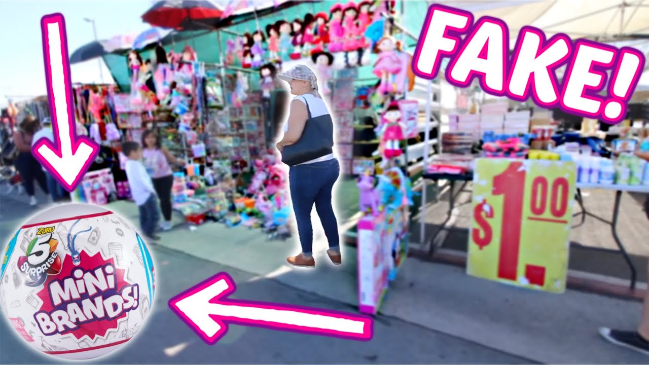 Mini Brands Searching For Fake Mini Brands At The Swap Meet Youtube