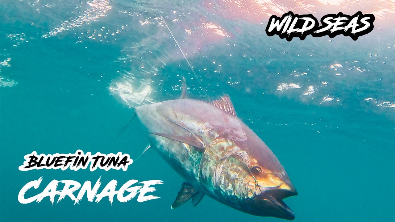 Bluefin Tuna Fishing Carnage Crazy Tuna Action With Multiple Big Fish
