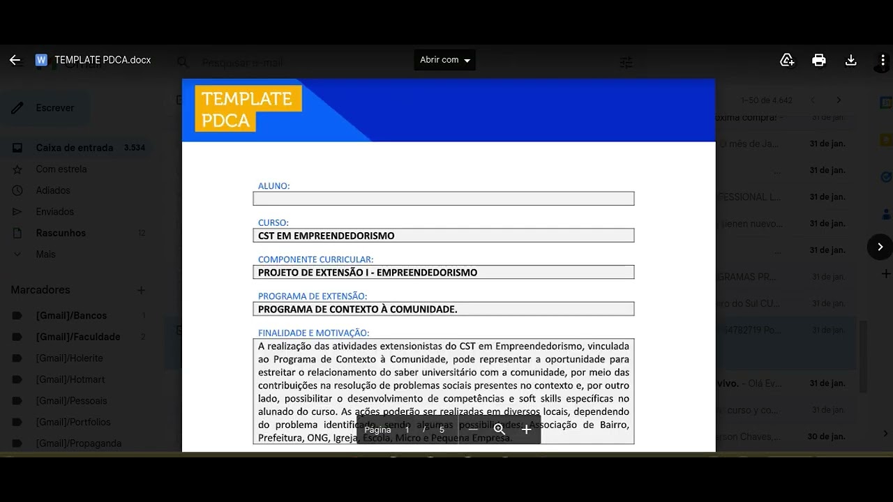 Projeto De Extensão Pedagogia Pronto Braincp