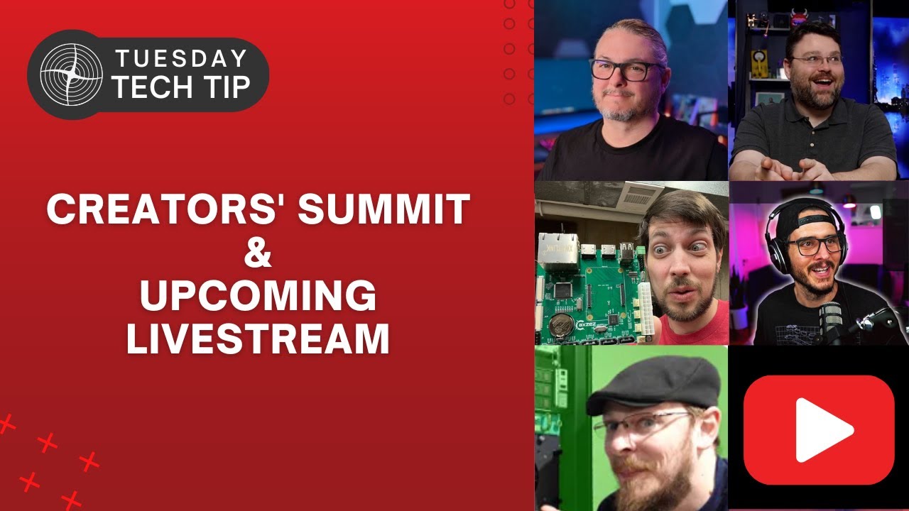 Tuesday Tech Tip This Week S Creators Summit And Livestream Youtube