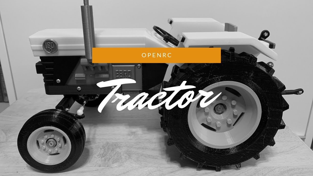 3d Printed Openrc Tractor Youtube