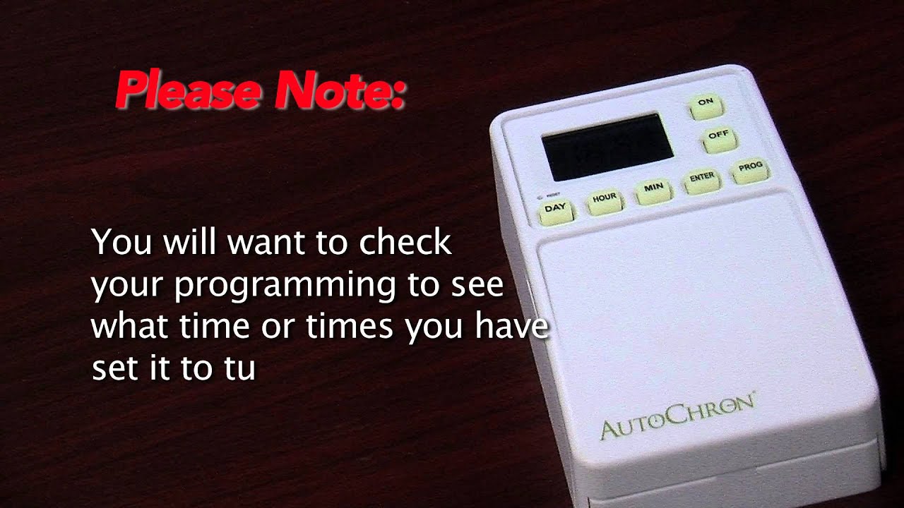 Autochron Programmable Wall Light Switch Timer Shelly Lighting