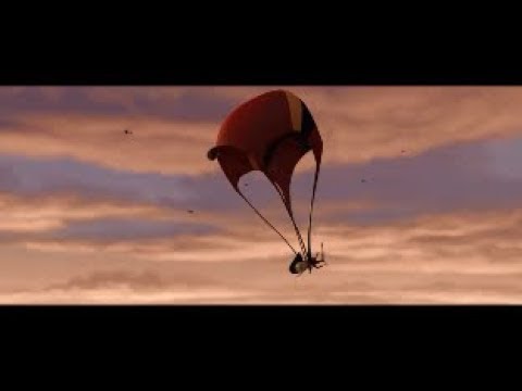 The Incredibles Elastigirl Transforms Into Parachute 1 Youtube